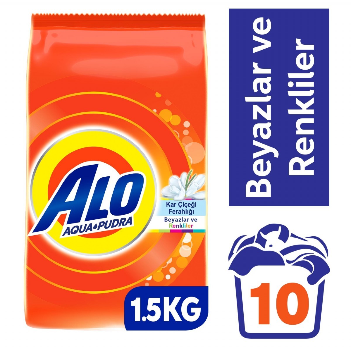 Alo 1,5 kg Toz Çamaşır Deterjanı Beyaz ve Renkiller İçin | TOZ DETERJAN ...