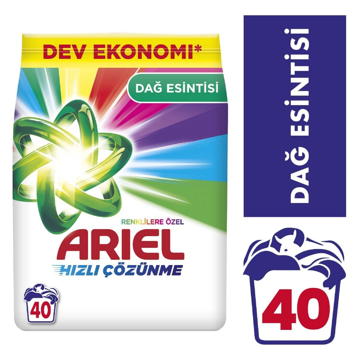 Ariel 6 kg Toz Çamaşır Deterjanı Dağ Esintisi Renkliler İçin | TOZ ...